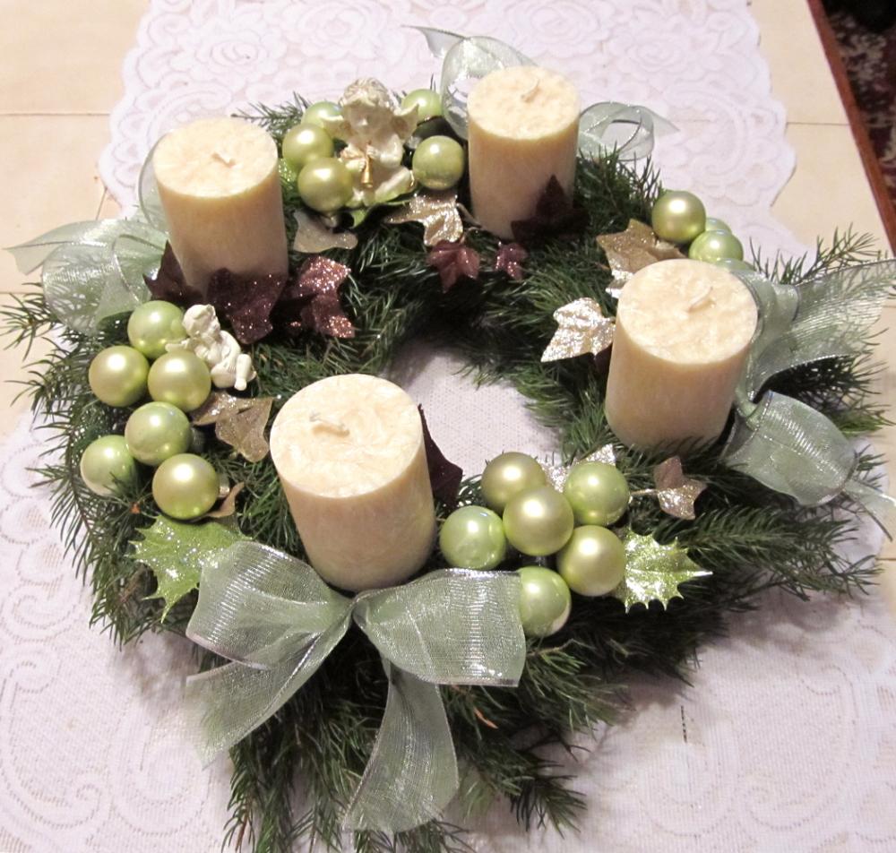 Sviečky na adventný veniec 6cm maslové Decolio SAShE sk