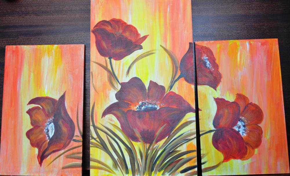 Divé maky,červeno-oranžové / MCM - SAShE.sk