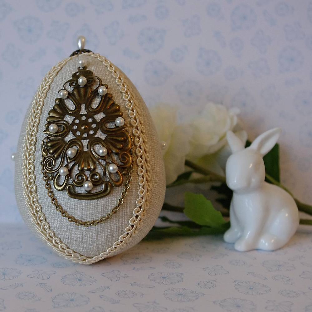 Veľkonočné vajko *14 ("akožé faberžé") / adis - SAShE.sk - Handmade Dekorácie