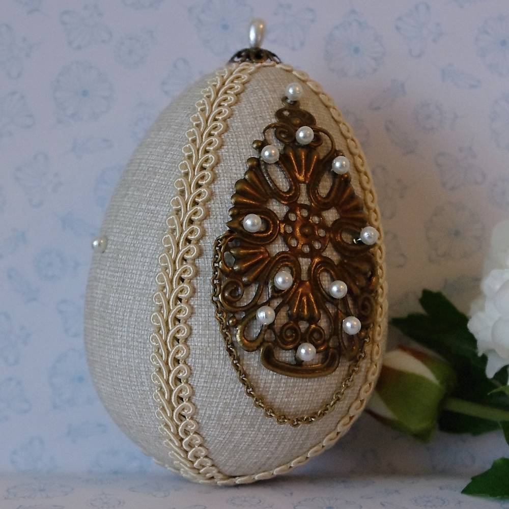 Veľkonočné vajko *14 ("akožé faberžé") / adis - SAShE.sk - Handmade Dekorácie