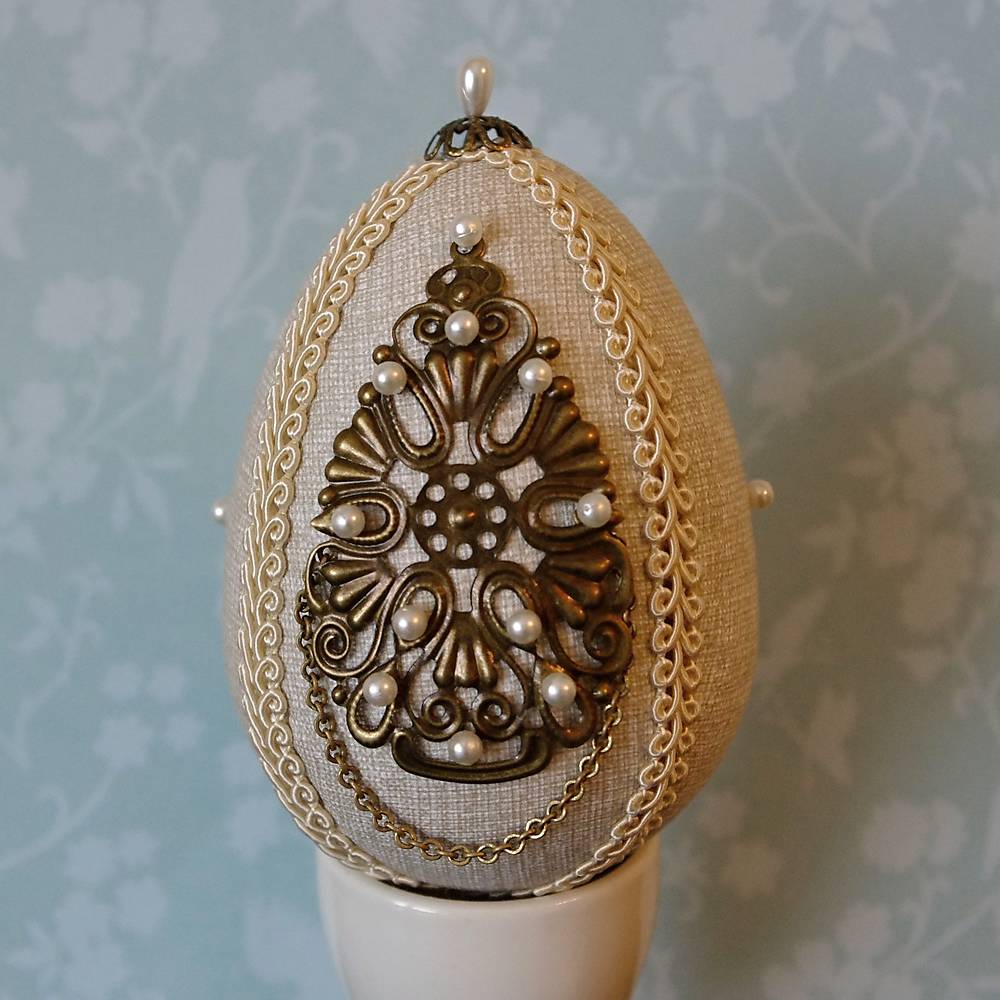 Veľkonočné vajko *14 ("akožé faberžé") / adis - SAShE.sk - Handmade Dekorácie