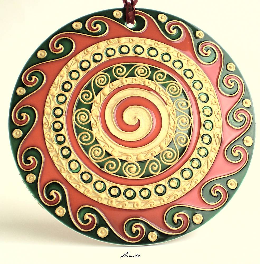 Spiral Mandala 3 / LEVICA - SAShE.sk