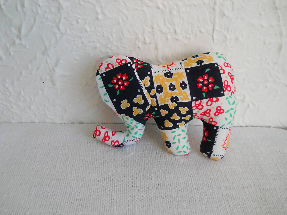 Sloník Dumbo - patchworkový / VERAstyle - SAShE.sk