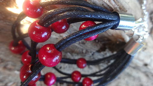 Červené ríbezle - náramok / mirkapatsch - SAShE.sk