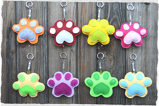 Prívesok psia labka / sabatinka - SAShE.sk