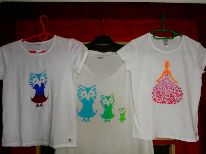 maľujeme na textil cez šablónky - FoTo postup / handmade-by-emesi ...