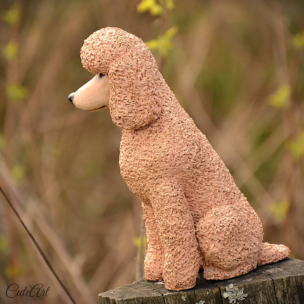 Socha podľa fotografie - pudel / CuteArt - SAShE.sk