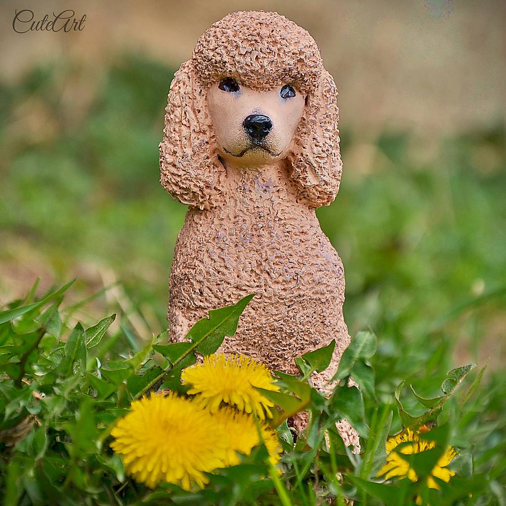 Socha podľa fotografie - pudel / CuteArt - SAShE.sk