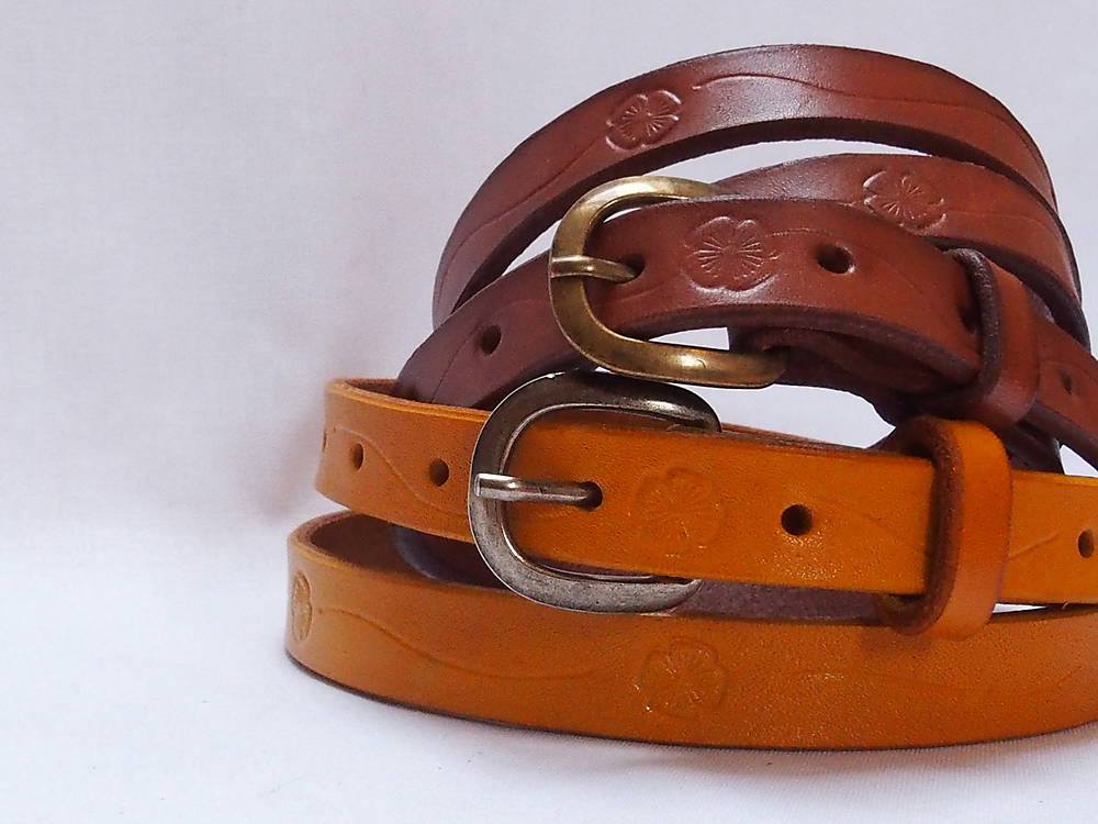 Tenký opasek žlutý / Konciny - SAShE.sk