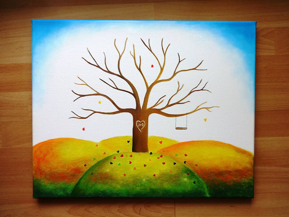 Wedding tree IV - svadobný strom jesenný / julsi - SAShE.sk