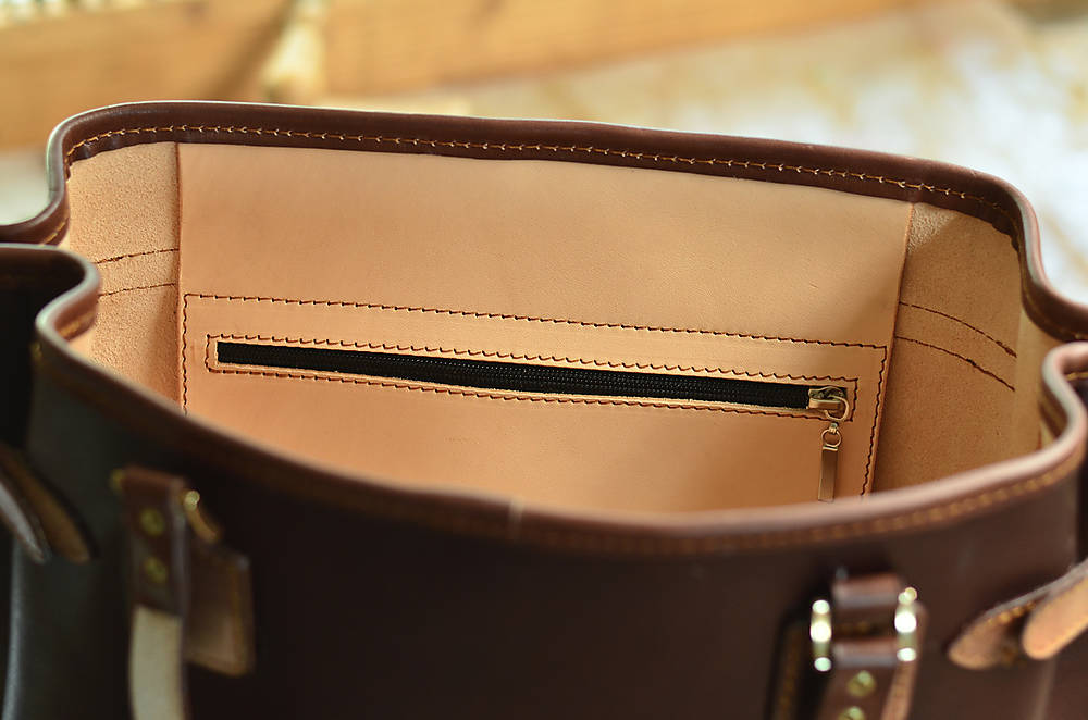 Shopper bag SURMENA mahagón, vzor, M / Tanflow - SAShE.sk