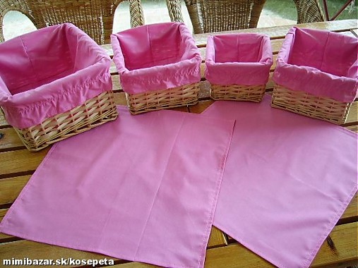 Košíky - rôzne veľkosti / johaninka - SAShE.sk