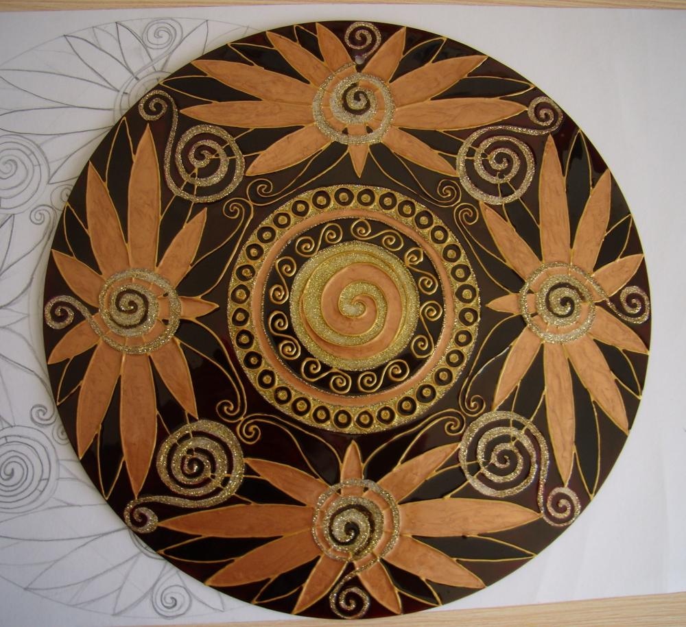 Spiral Mandala / LEVICA - SAShE.sk