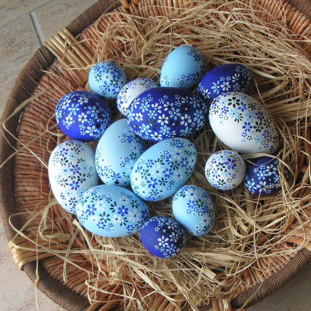 Kachní kraslice modré / Avadesign - SAShE.sk