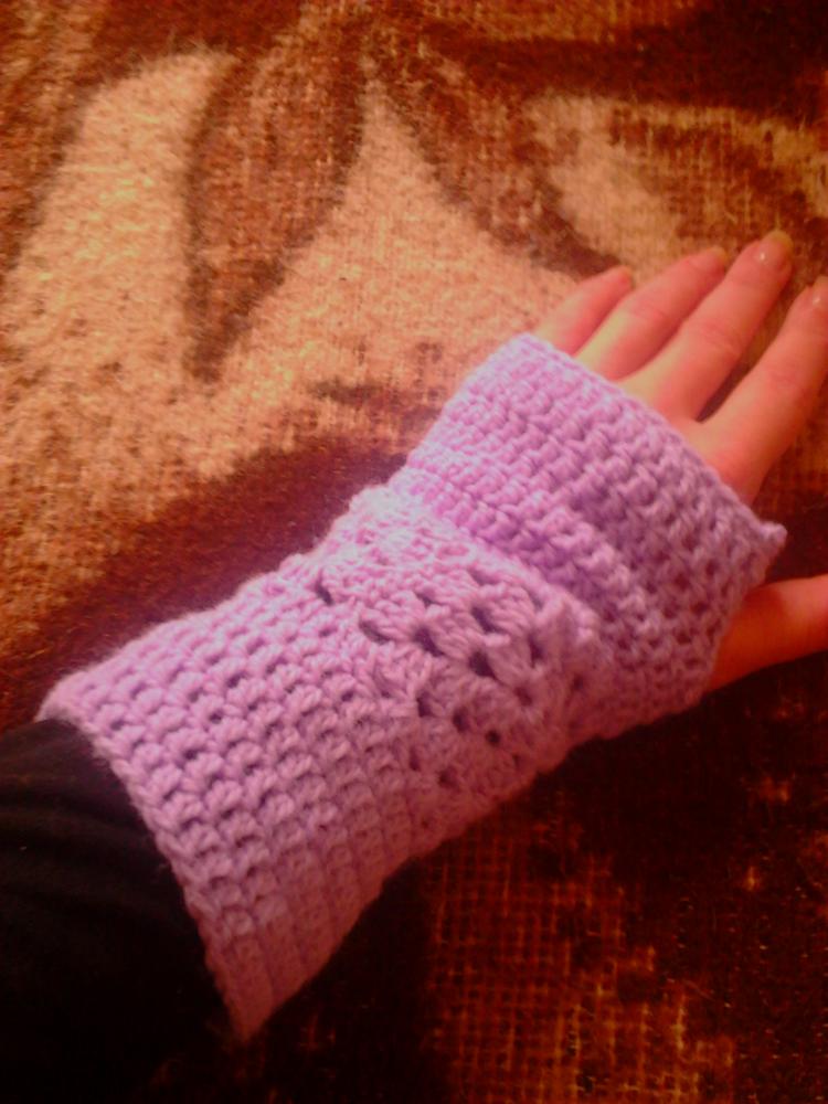 Hackovane navleky lila patchwork / plisevicka - SAShE.sk